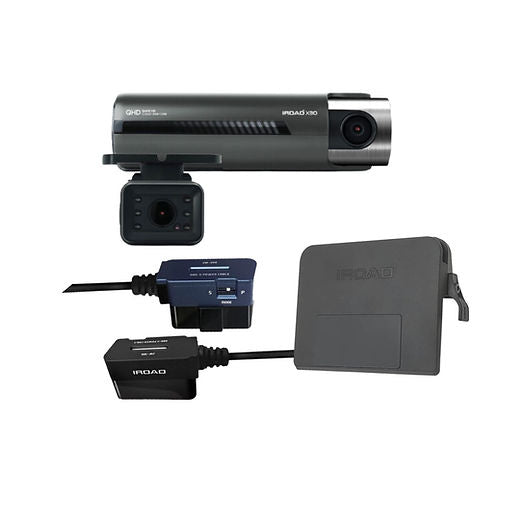 IROAD X30 Bundle Dash Cam (Front+ External+ Security cover + Obd power